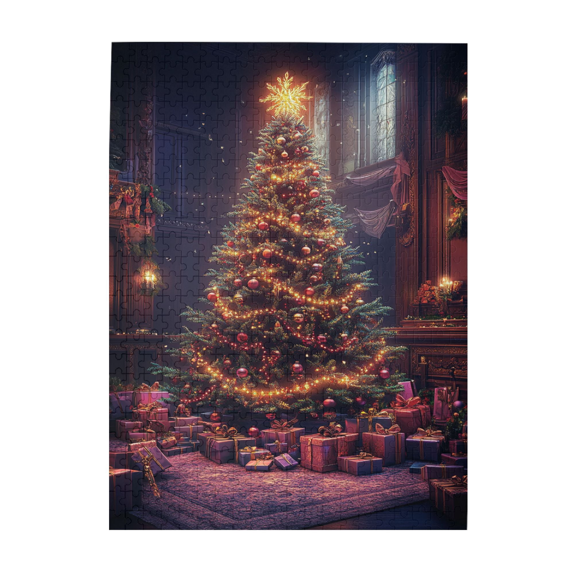 500 PCS Huge Christmas Trees Wooden Puzzles For Adults 500 Pieces ...