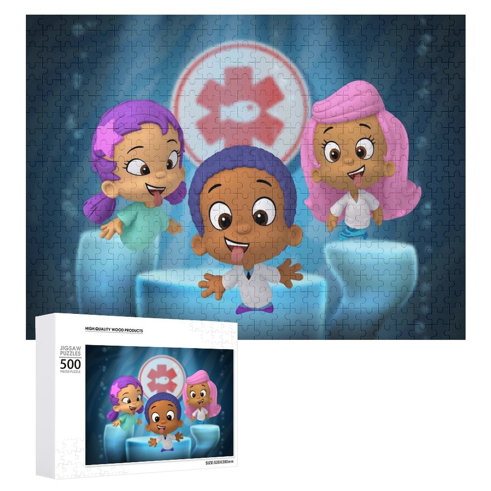 500 PCS Jigsaw Puzzle - BUBBLE GUPPIES Puzzle Enthusiasts - Walmart.com