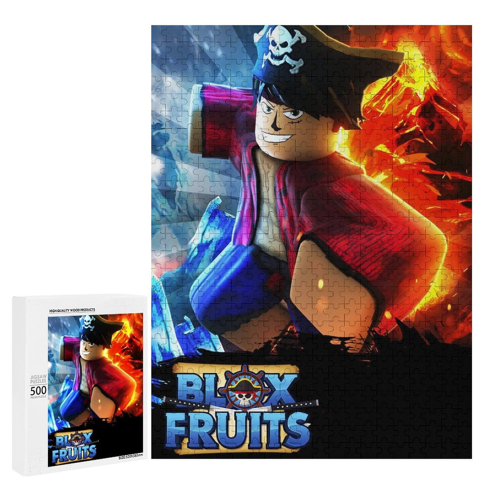 500 PCS Jigsaw Puzzle - Blox Fruits Puzzle Enthusiasts - Walmart.com