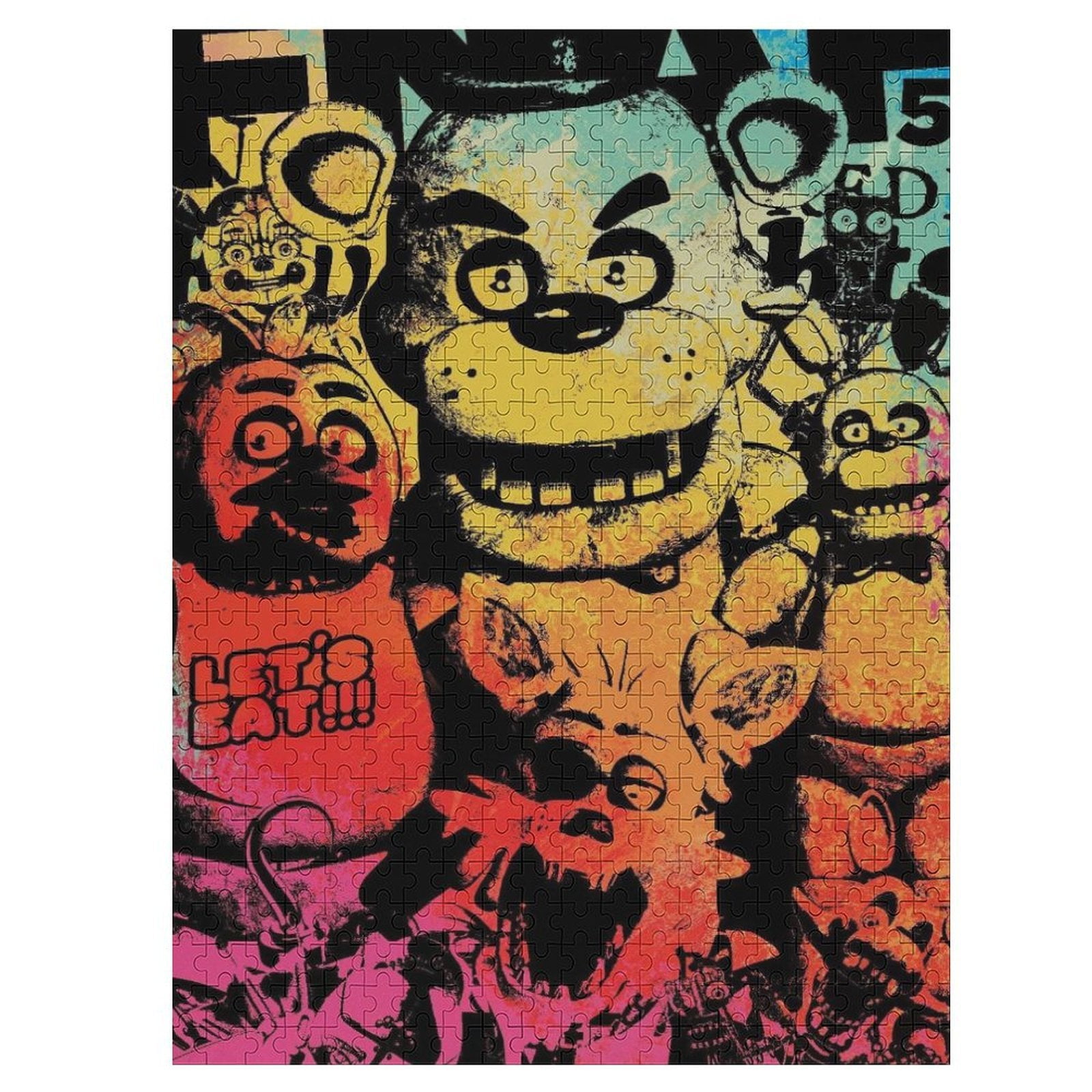 500 PCS Jigsaw Puzzle Five Nights At Freddy's FNAF Wooden Puzzle ...