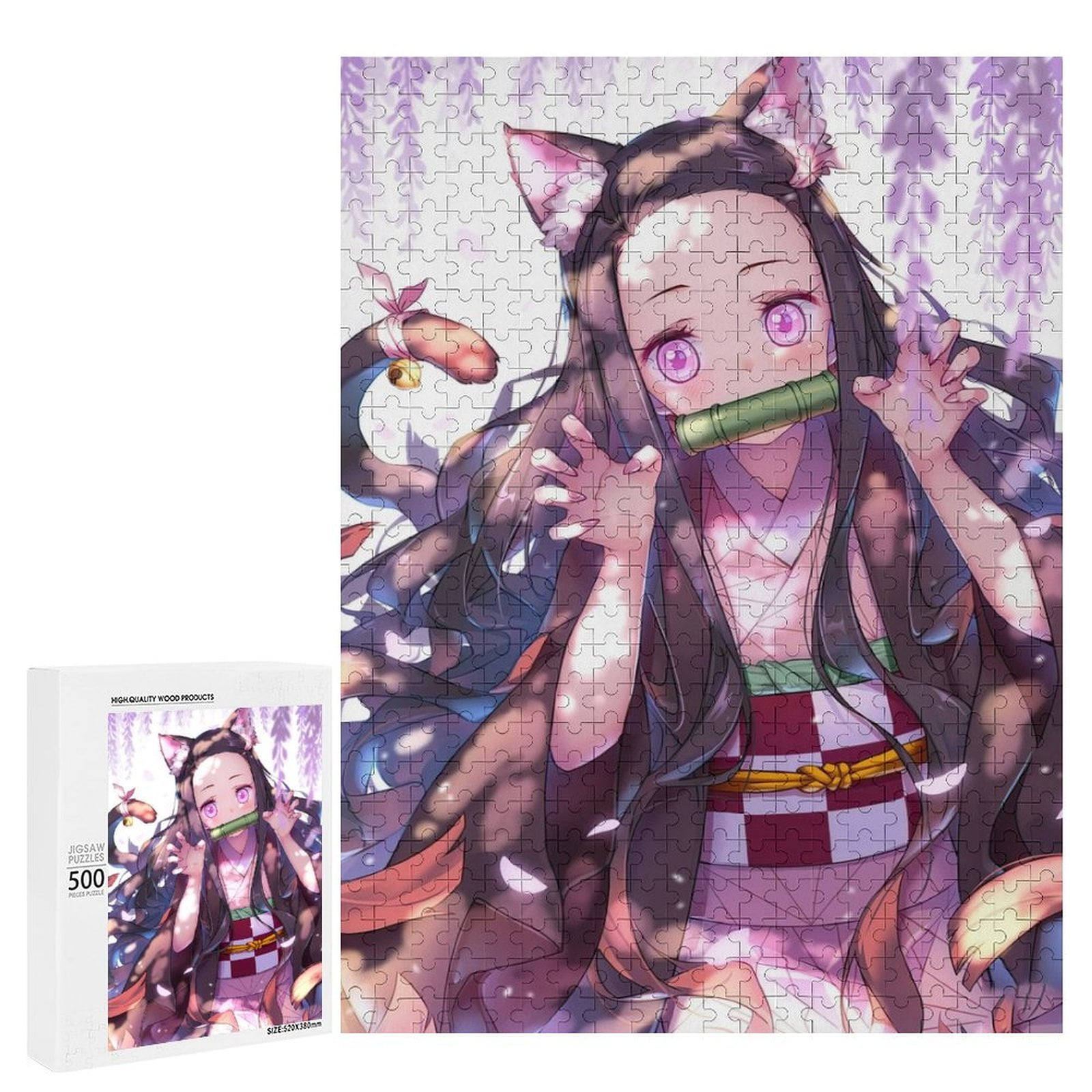500 PCS Jigsaw Puzzle - Demon Slayer Nezuko Puzzle Enthusiasts ...