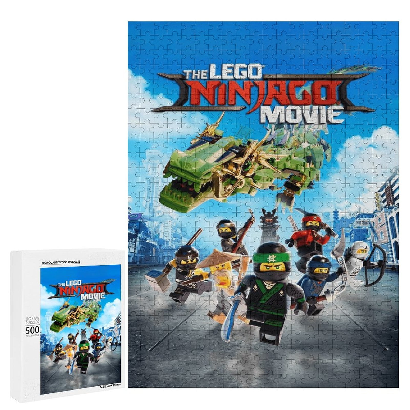 500 PCS Jigsaw Puzzle - Ninjago Puzzle Enthusiasts - Walmart.com