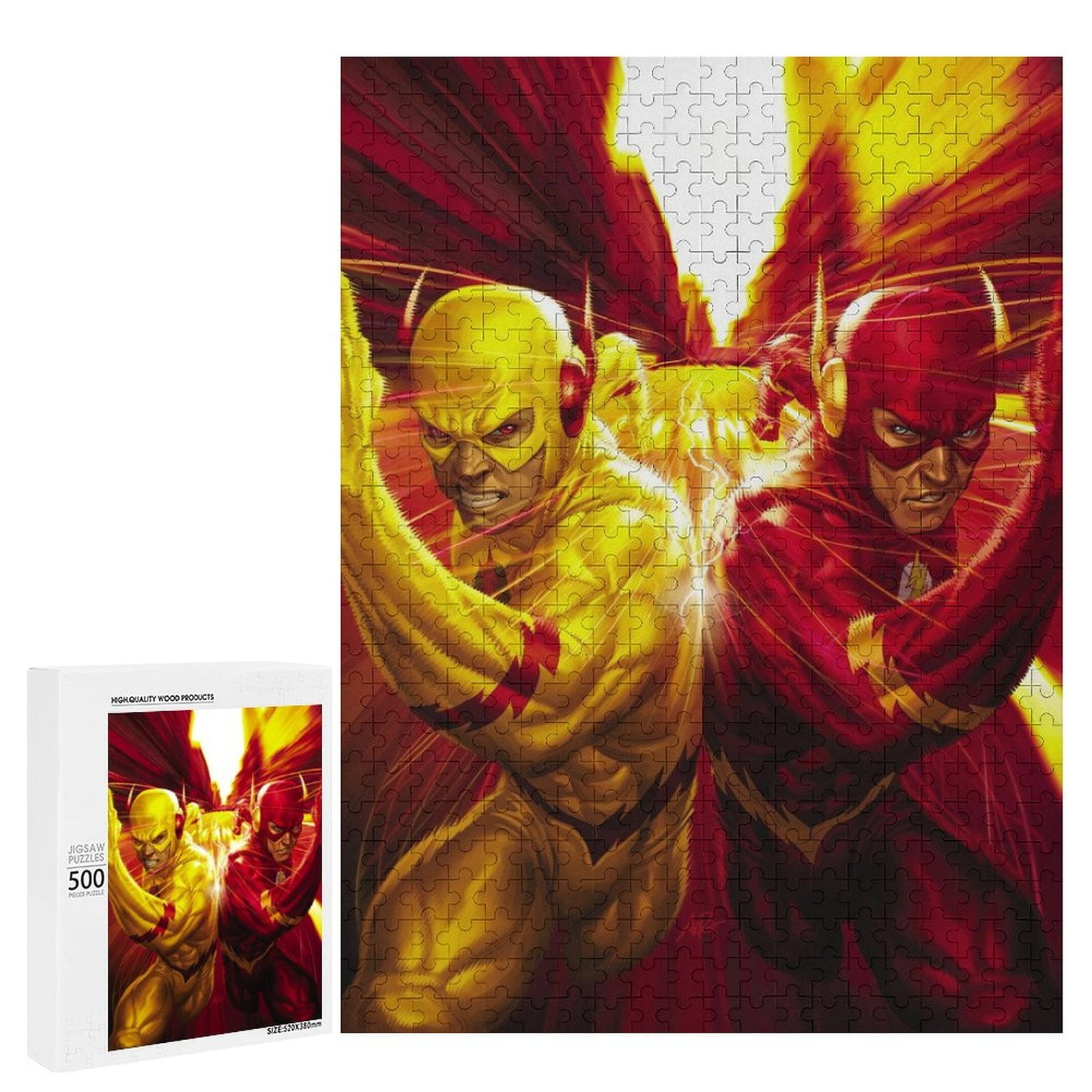 500 PCS Jigsaw Puzzle - The Flash Puzzle Enthusiasts - Walmart.com