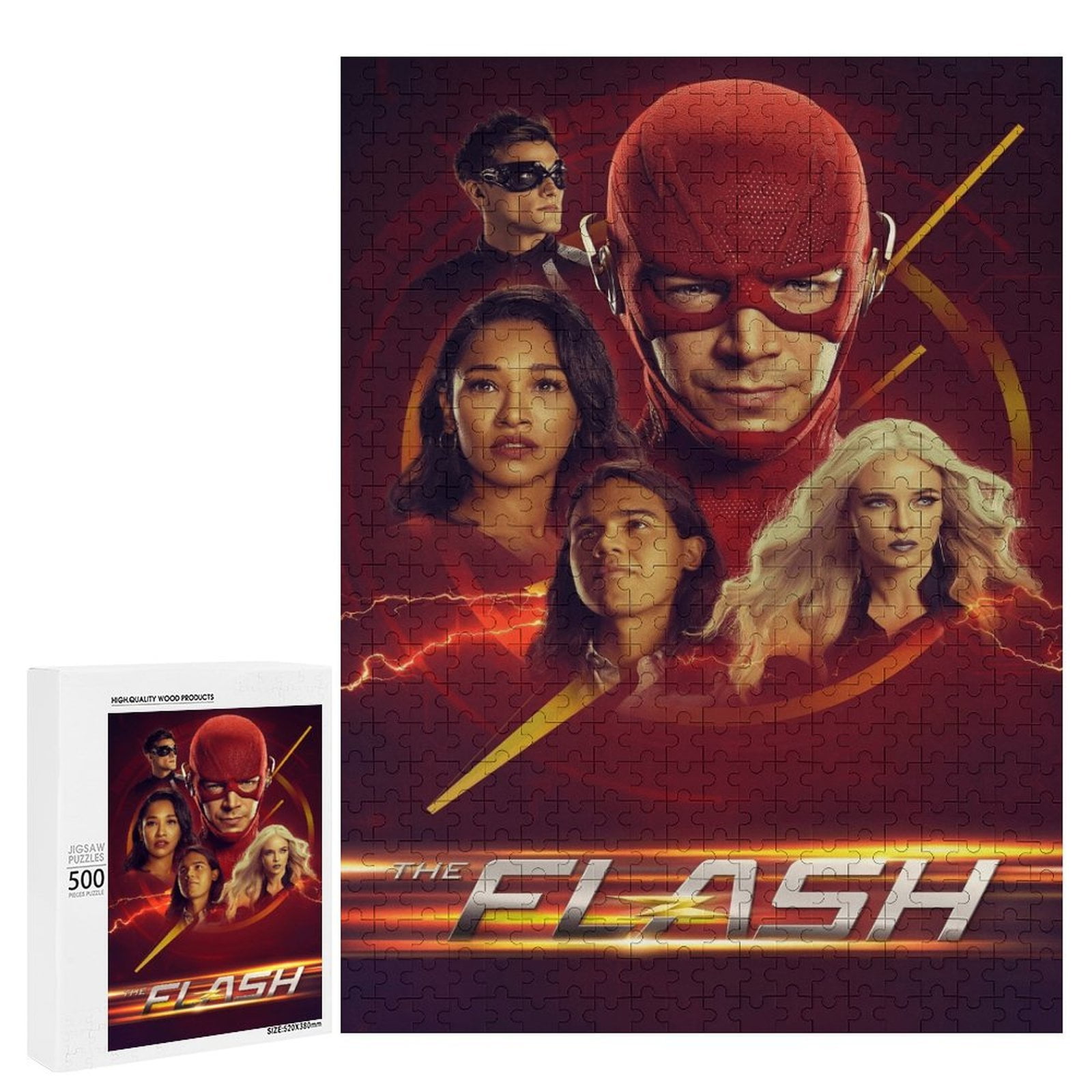 500 PCS Jigsaw Puzzle - The Flash Puzzle Enthusiasts - Walmart.com