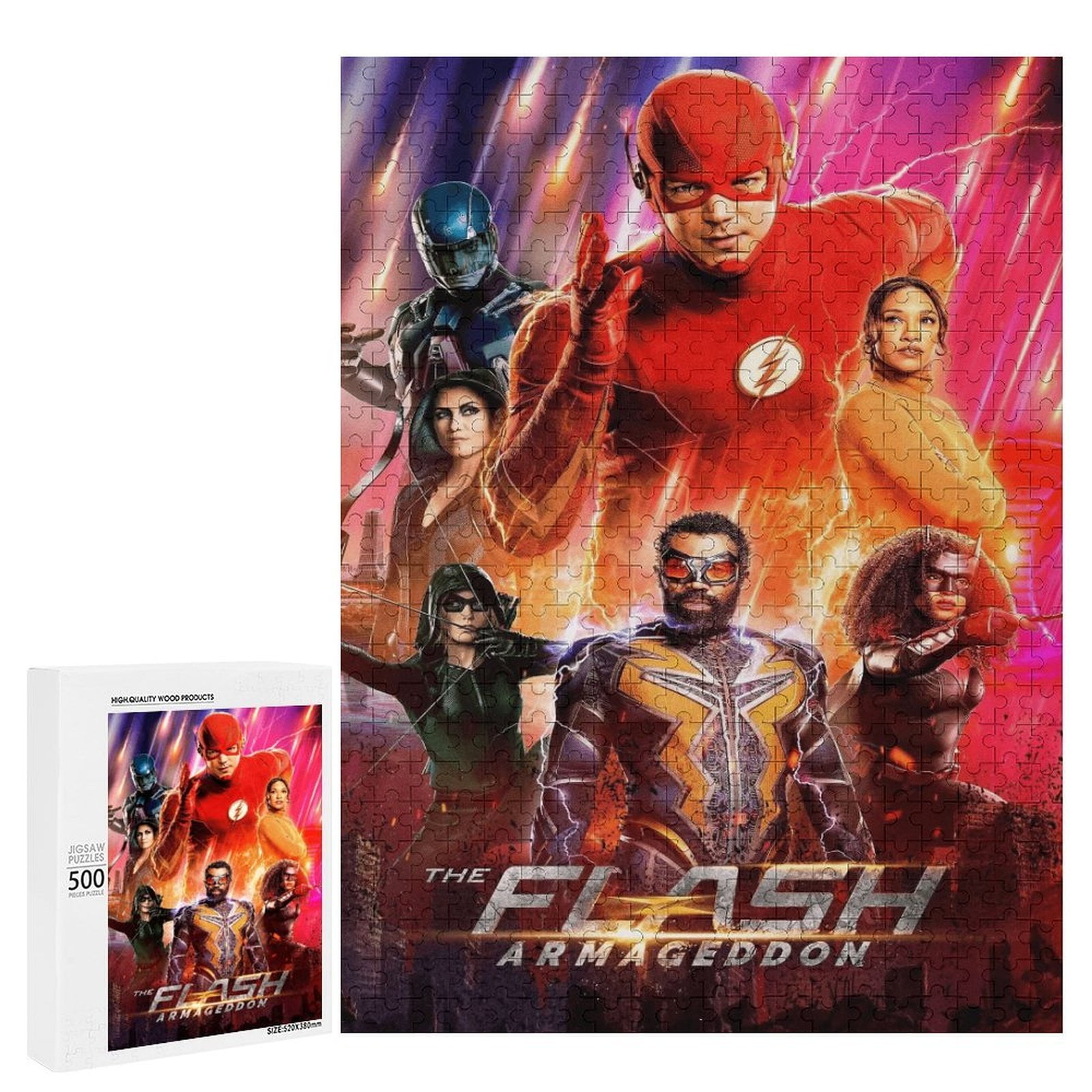 500 PCS Jigsaw Puzzle - The Flash Puzzle Enthusiasts - Walmart.com