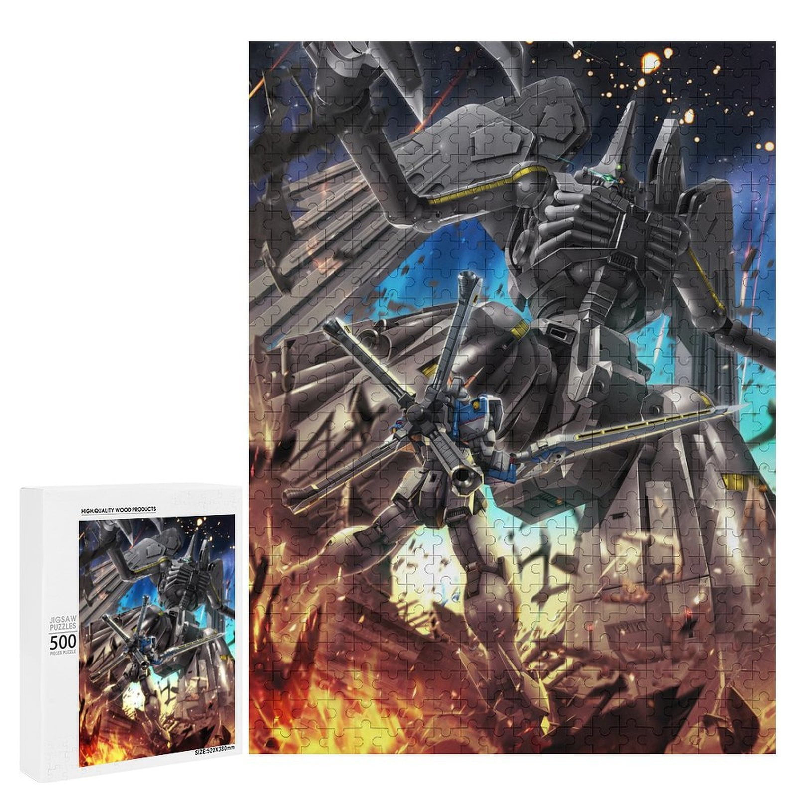 500 PCS Jigsaw Puzzle - Mobile Suit Gundam Puzzle Enthusiasts - Walmart.com
