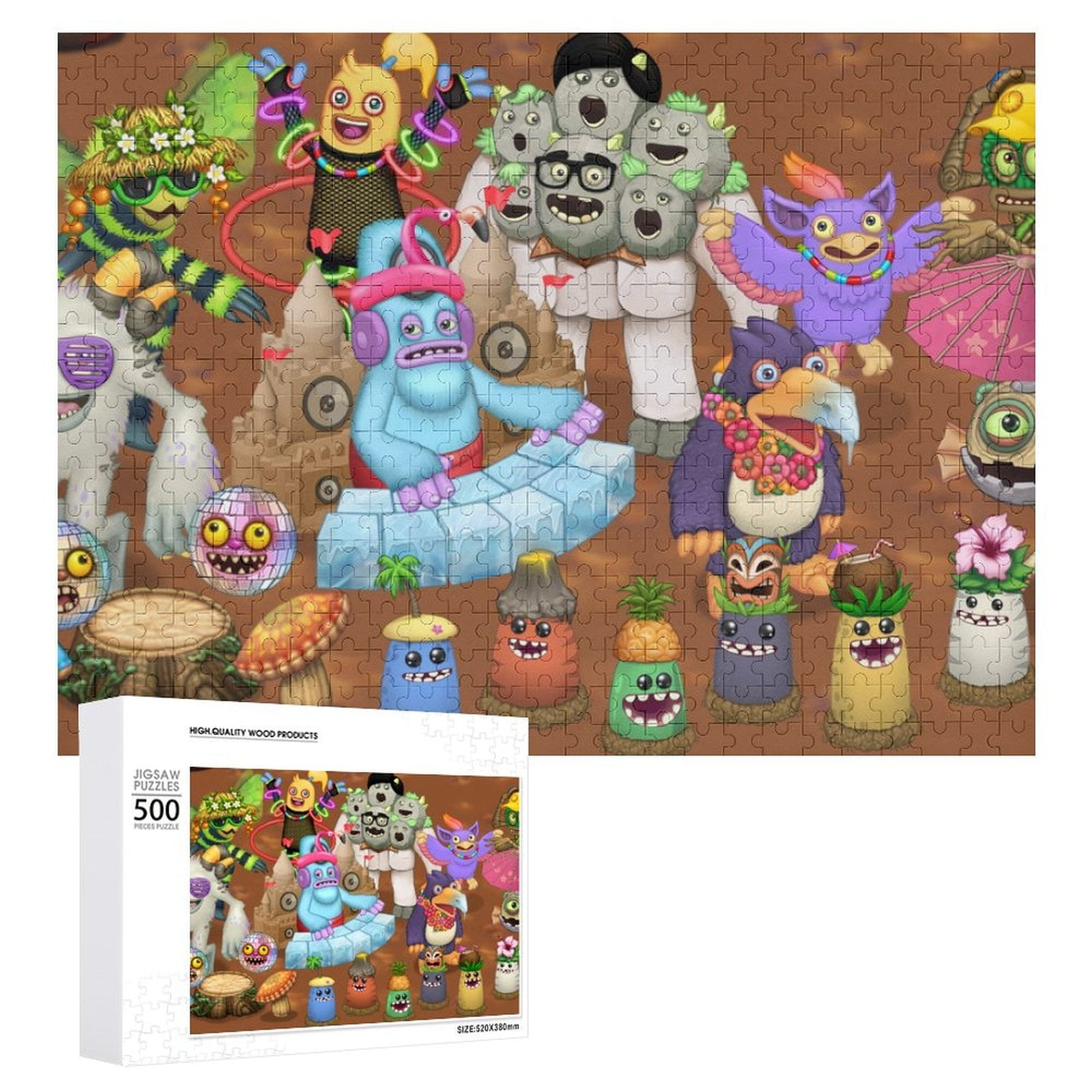 500 PCS Jigsaw Puzzle - My Singing Monsters Puzzle Enthusiasts ...