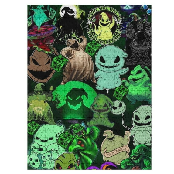 500 PCS Jigsaw Puzzle Oogie Boogie Wooden Puzzle Challenging Game Fun ...