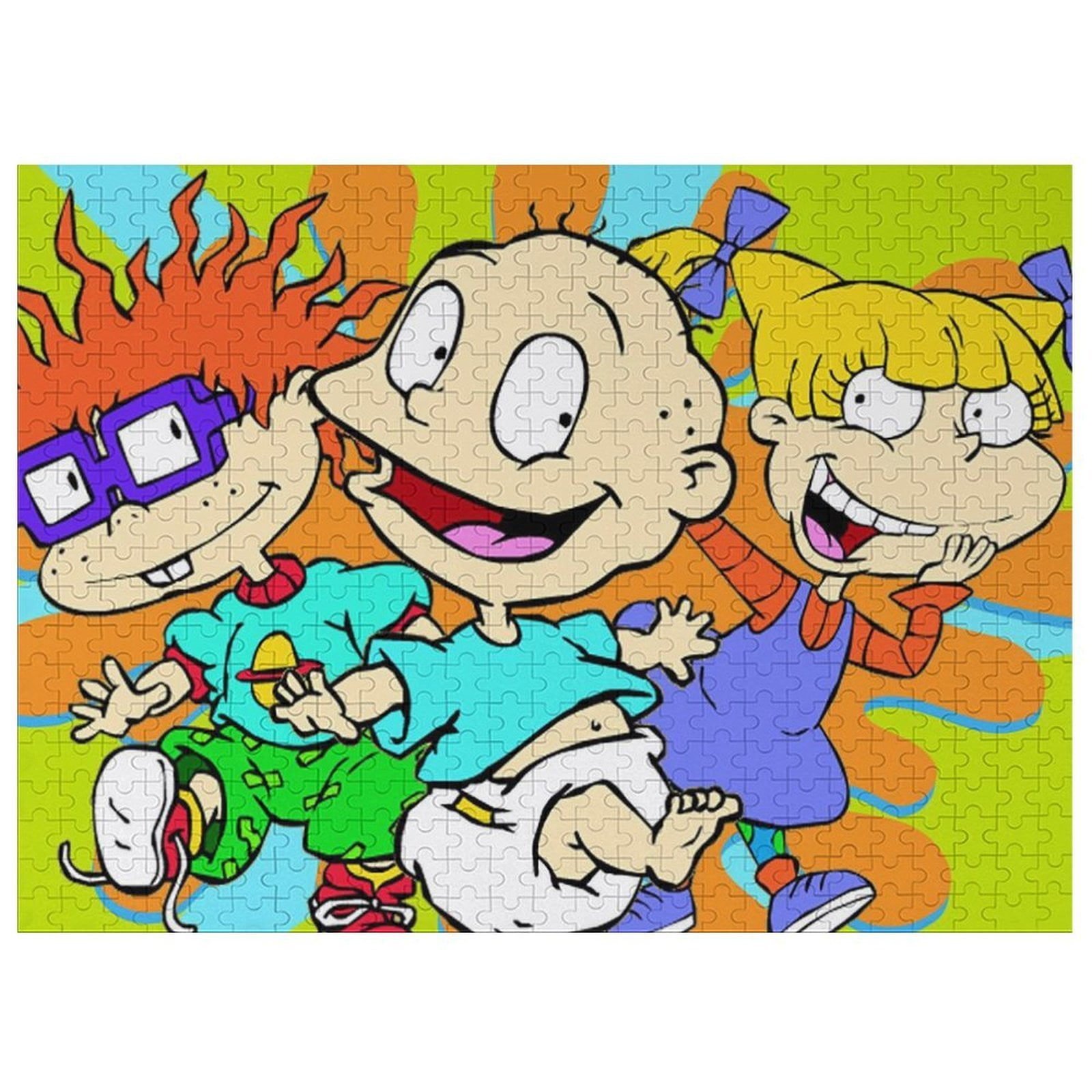500 PCS Jigsaw Puzzle Rugrats Wooden Puzzle Challenging Game Fun ...