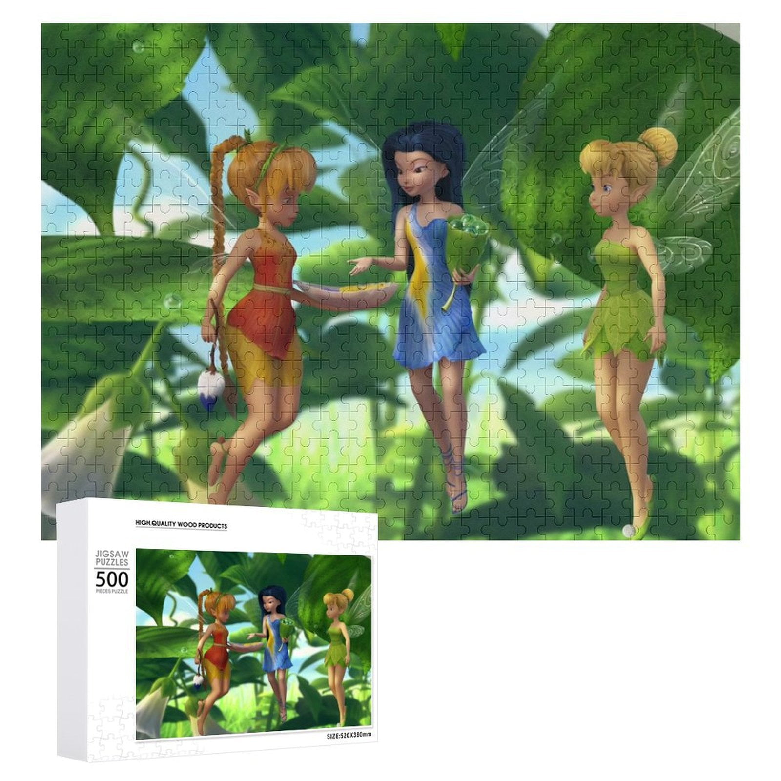 500 PCS Jigsaw Puzzle - Tinker Bell Puzzle Enthusiasts - Walmart.com