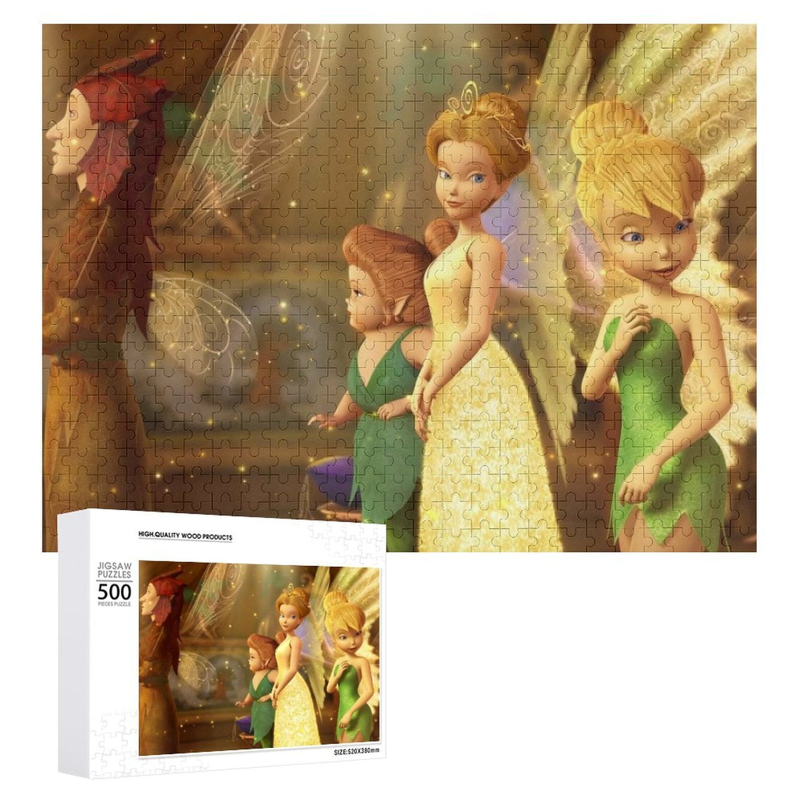 500 PCS Jigsaw Puzzle - Tinker Bell Puzzle Enthusiasts - Walmart.com