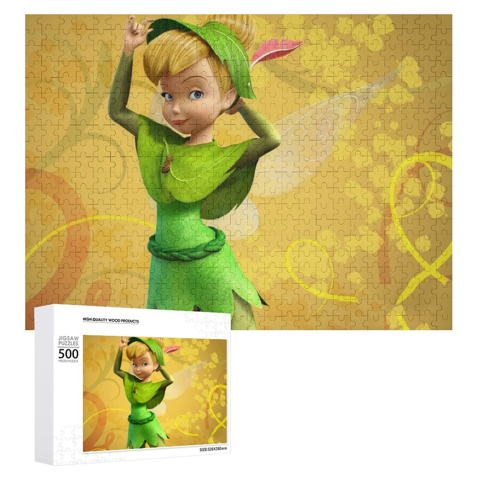 500 PCS Jigsaw Puzzle - Tinker Bell Puzzle Enthusiasts - Walmart.com