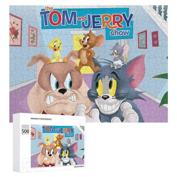 500 PCS Jigsaw Puzzle - Tom And Jerry Puzzle Enthusiasts - Walmart.com