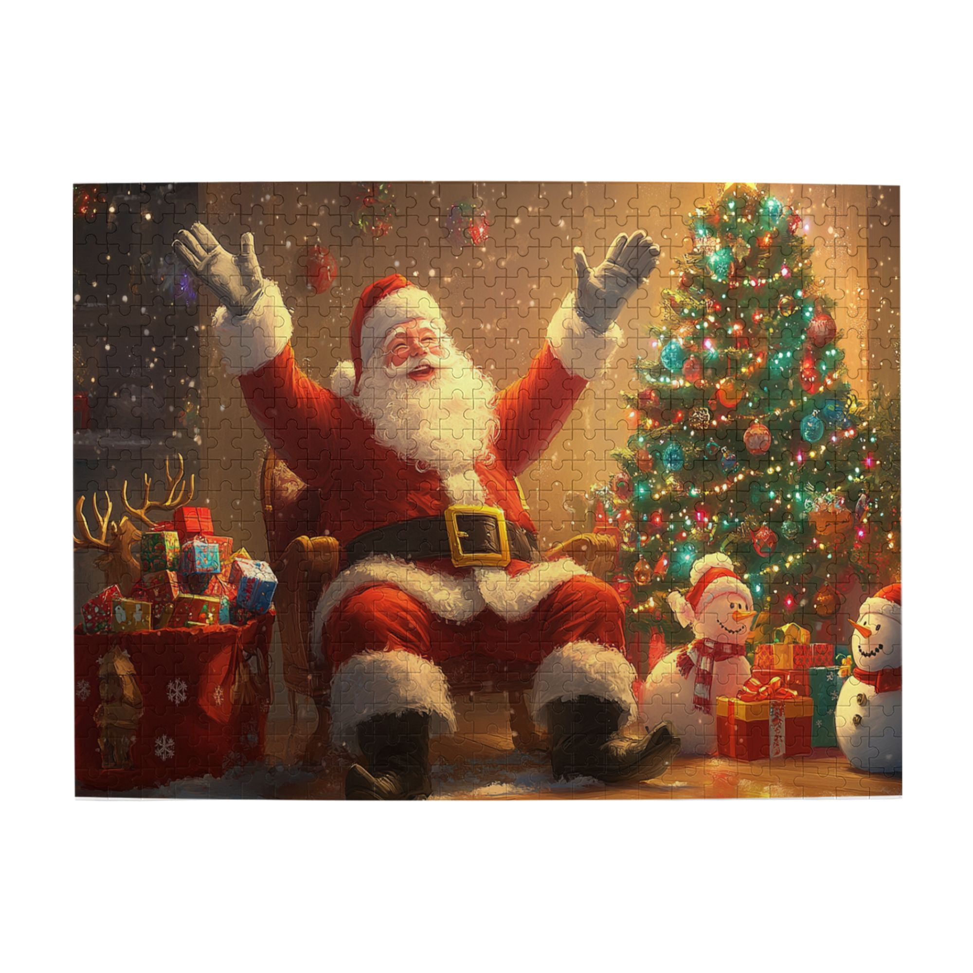 500 PCS Jolly Santa Claus puzzles for adults 500 pieces,Creative Play ...