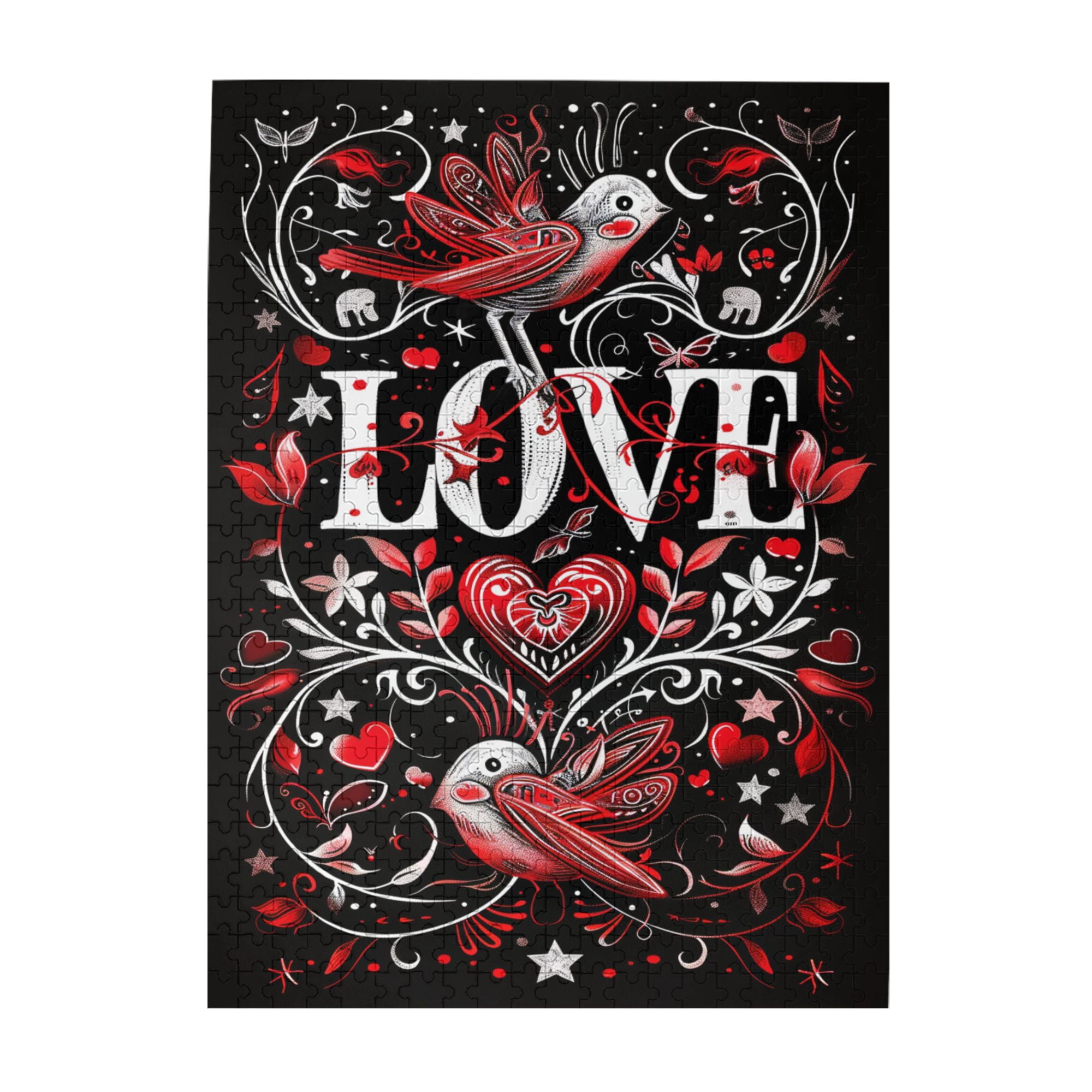 500 PCS Lovebirds Puzzles For Adults 500 Pieces,Wonderful Imagination ...