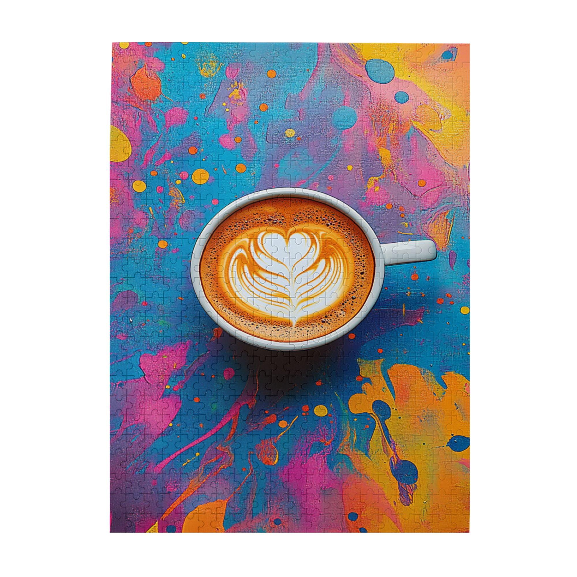 500 PCS Modern Style Colored Coffee Latte Art 500 Piece Puzzle For ...