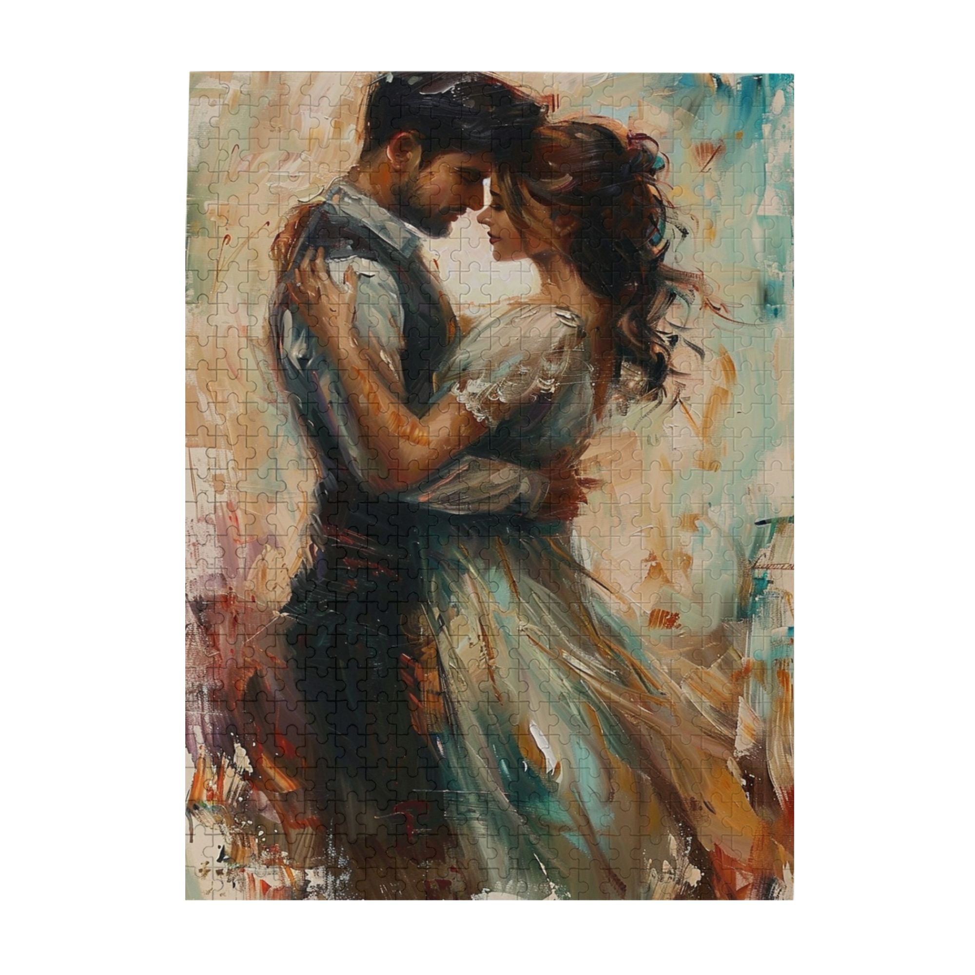 500 PCS Passionate Couple 500 Piece Puzzle For Adults,Brain Challenge ...