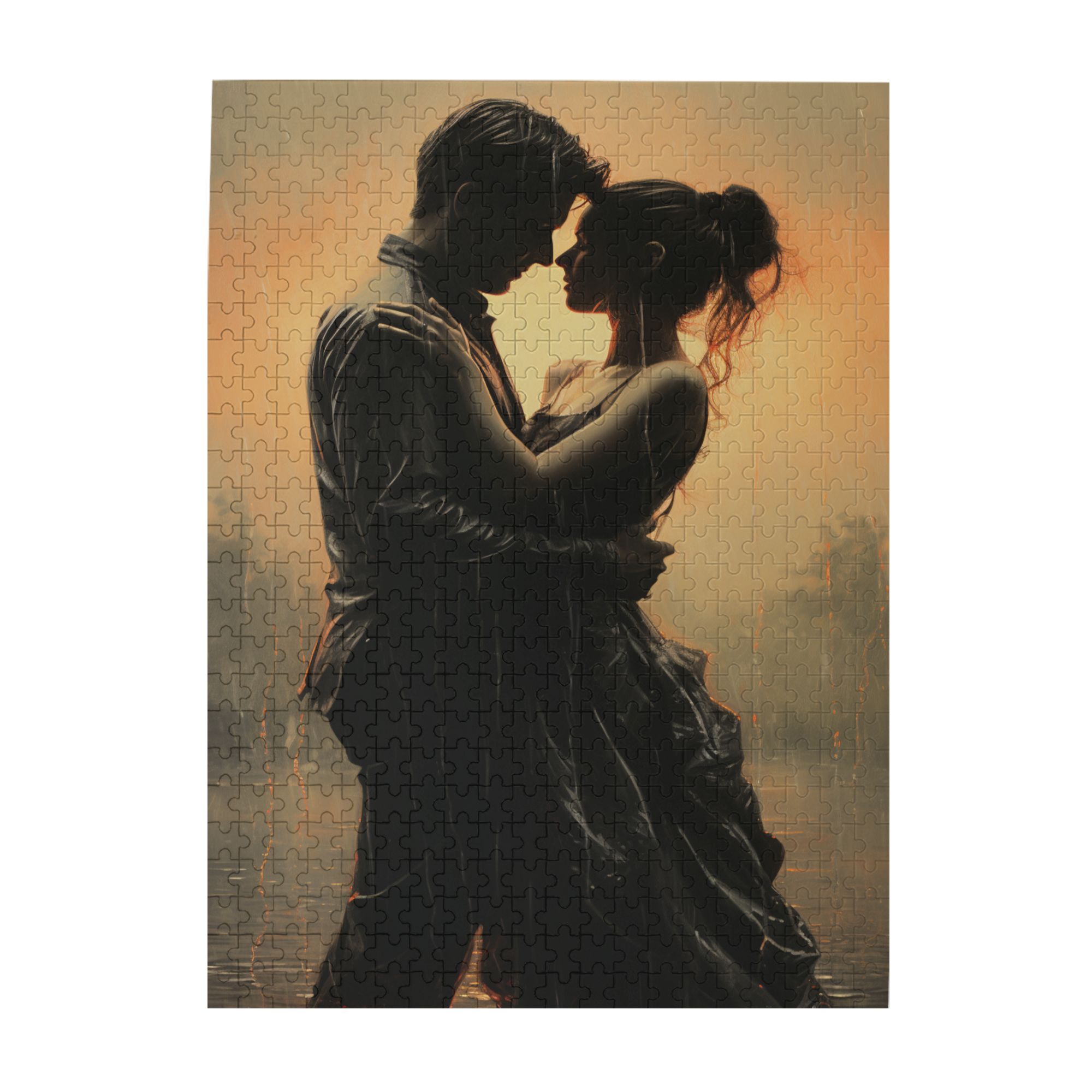 500 PCS Passionate Couple 500 Piece Vibrant Jigsaw Puzzle,Enjoy The ...