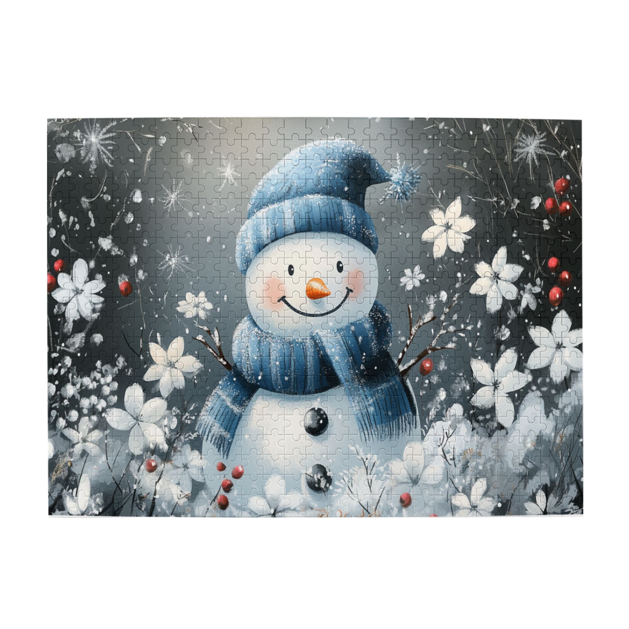 500 PCS 500 Piece Jigsaw Puzzle Lovely Snowman,Funny Artwork For Adults ...
