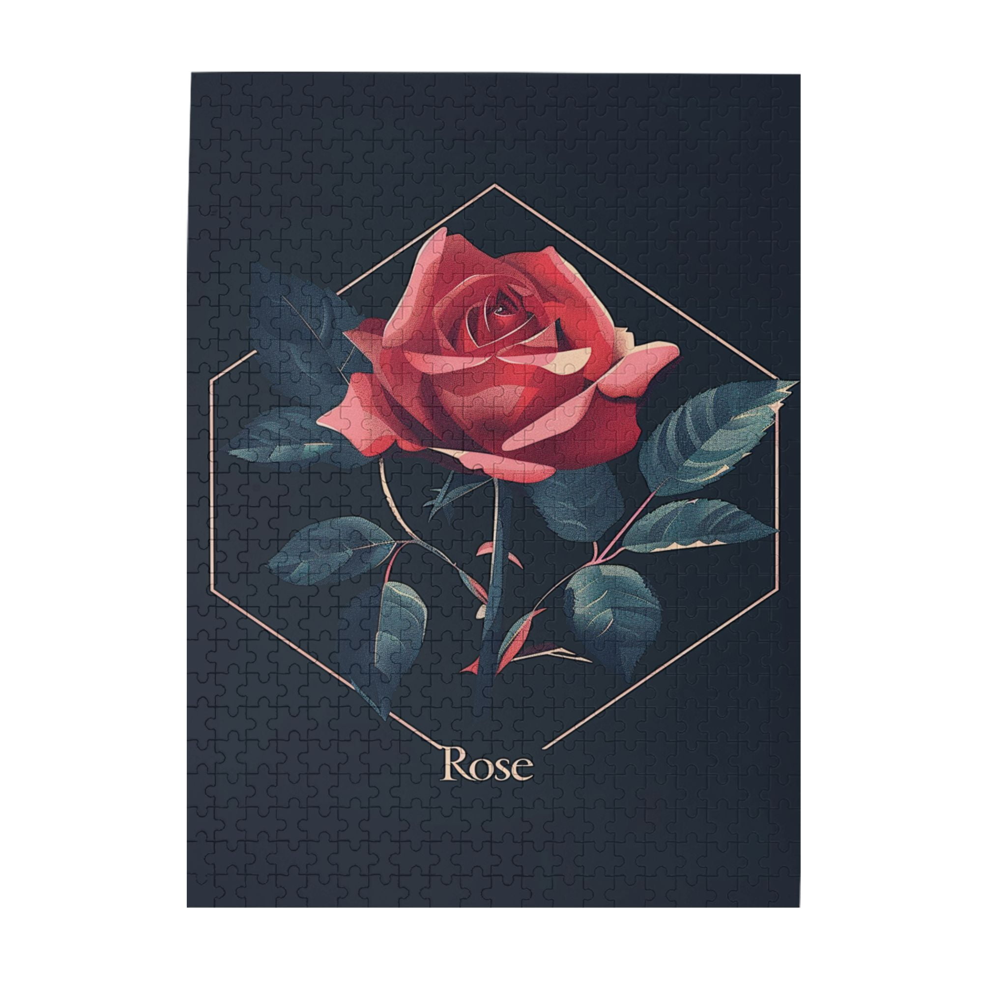 500 PCS Red Rose - 500 Piece Flowers jigsaw puzzles,Unique Artwork for ...