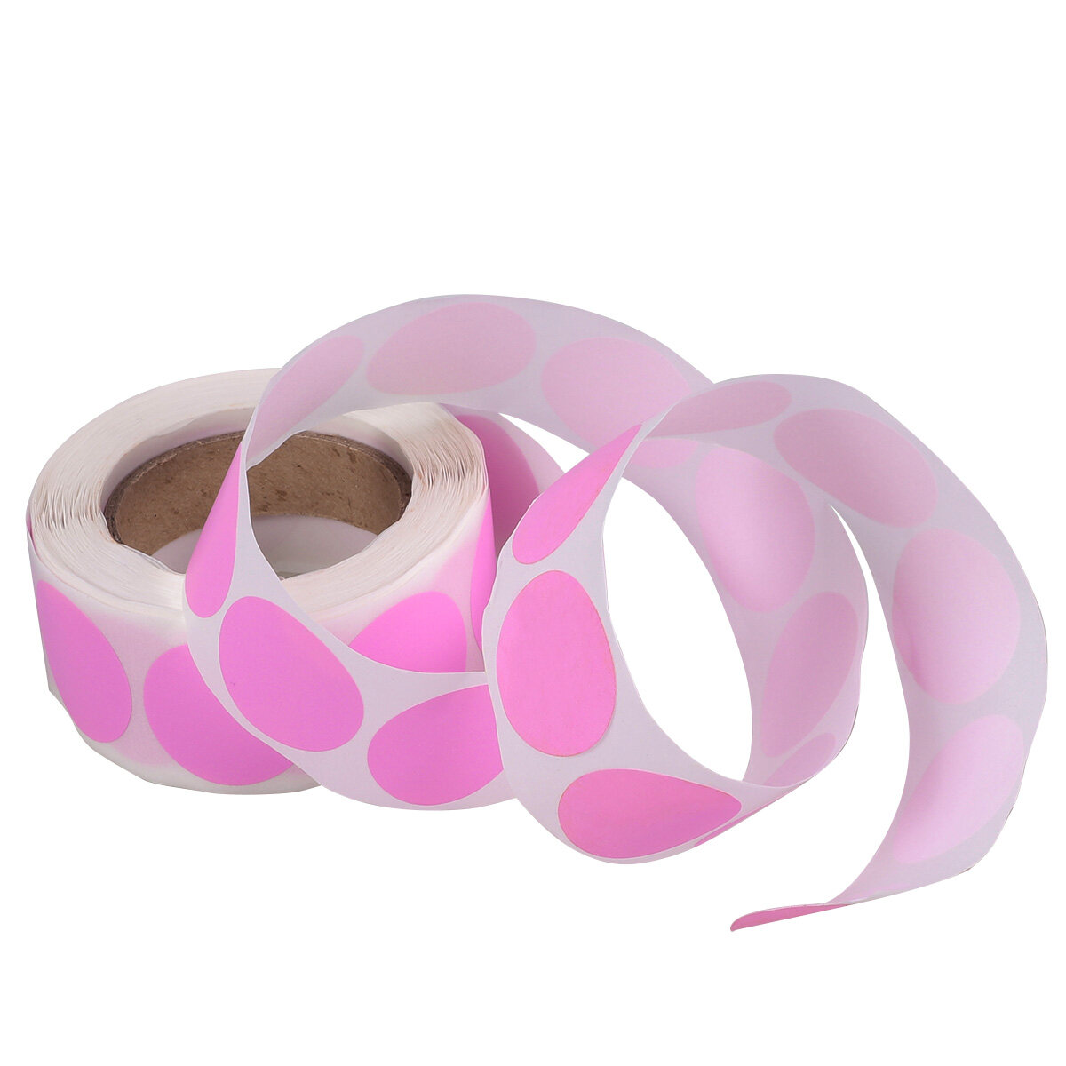 500 PCS Round Stickers for Gifts Adhesive Glossy ﻿sticker Pink ...