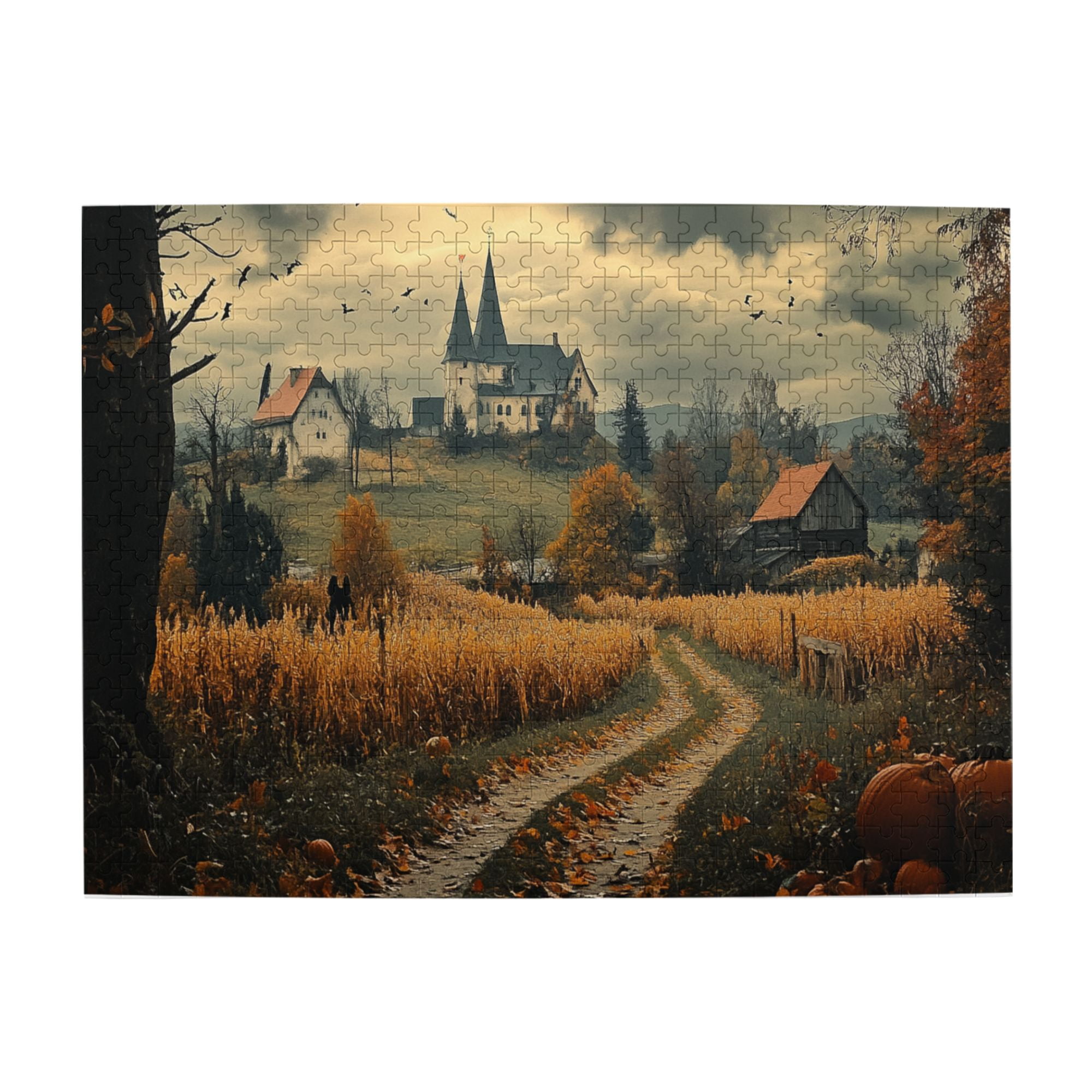 500 PCS Rural Field Villa Puzzles For Adults 500 Pieces,Brain Challenge ...