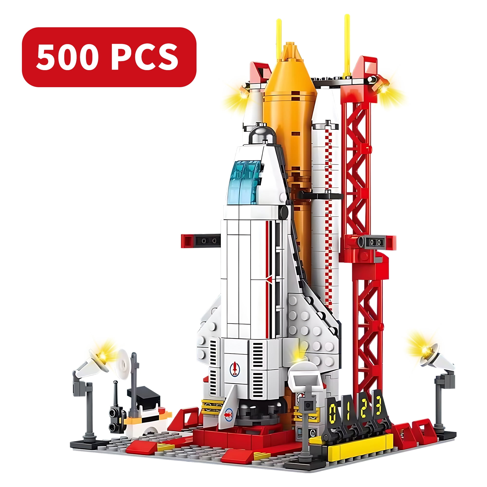 500 PCS Space Shuttle Building Block Toys Set, STEM Educational Toy ...
