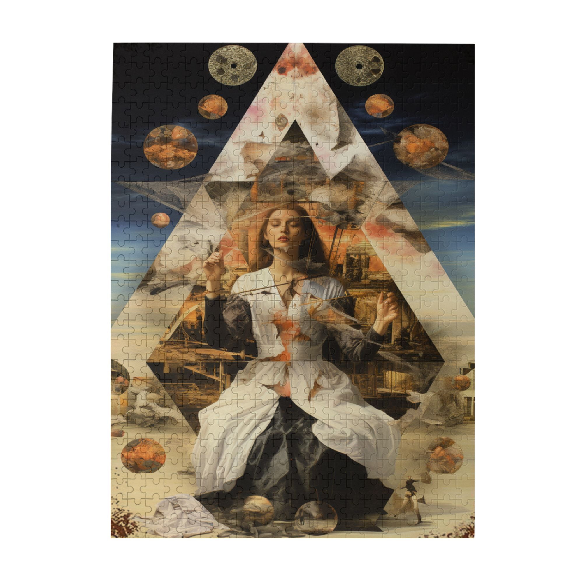 500 PCS Surrealism Illustration 500 Piece Jigsaw Puzzles For Adults ...