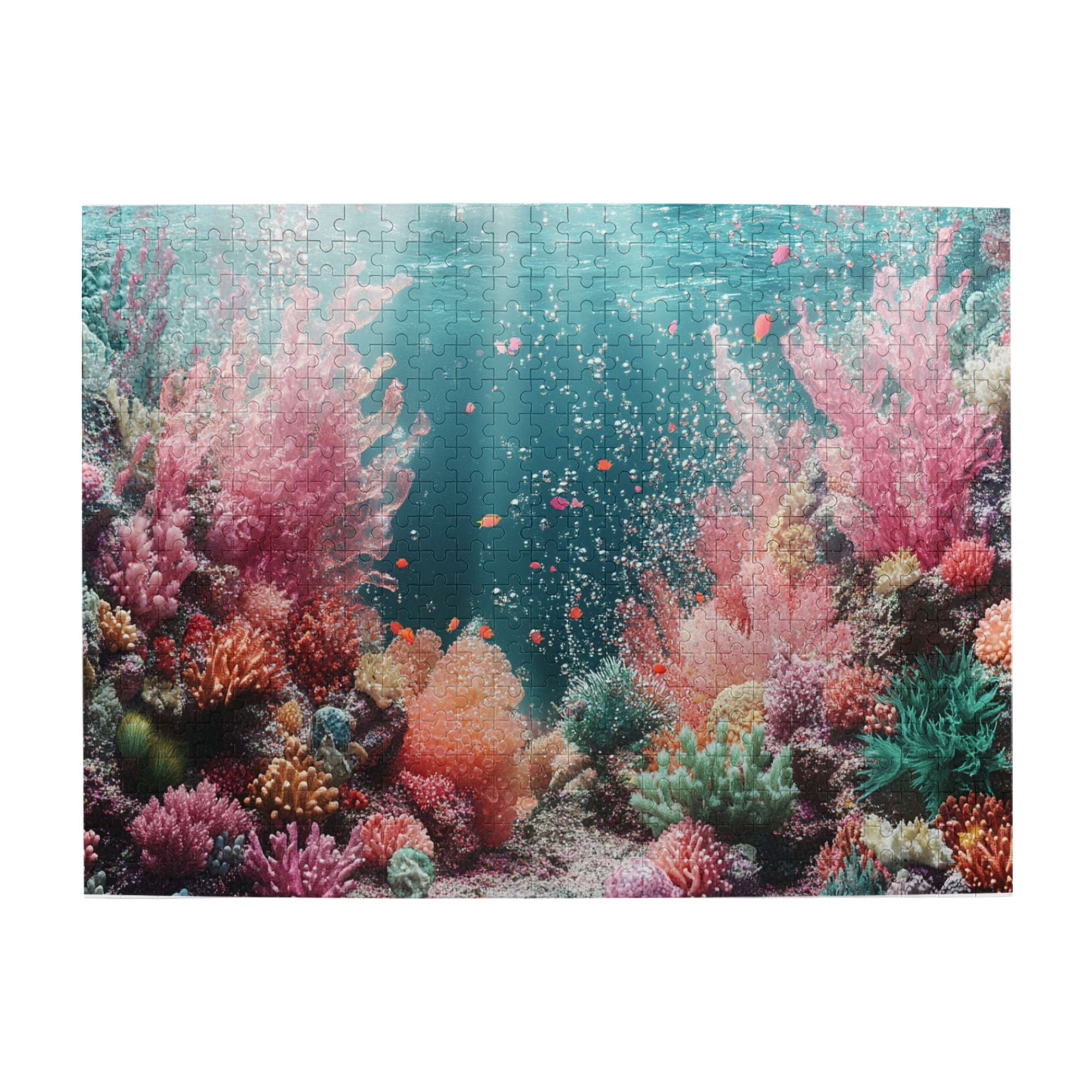 500 PCS Underwater Coral - 500 Piece Vibrant Jigsaw Puzzle,Stunningly ...