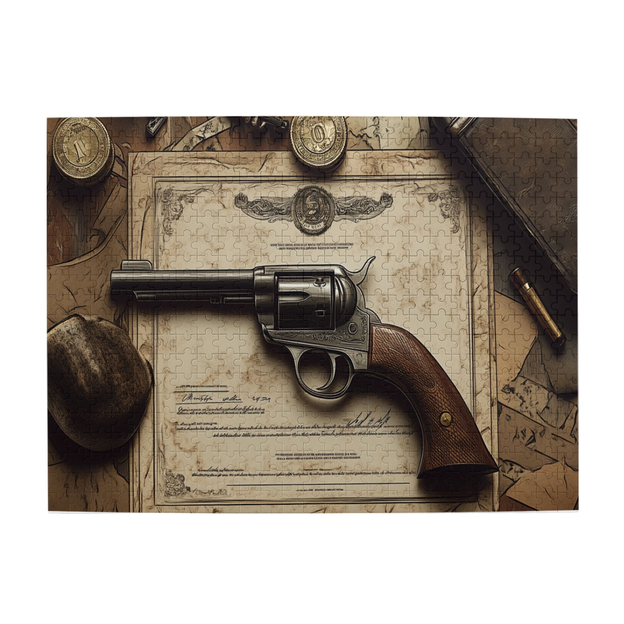 500 PCS Vintage Revolver 500 piece puzzle for adults,Unique and ...