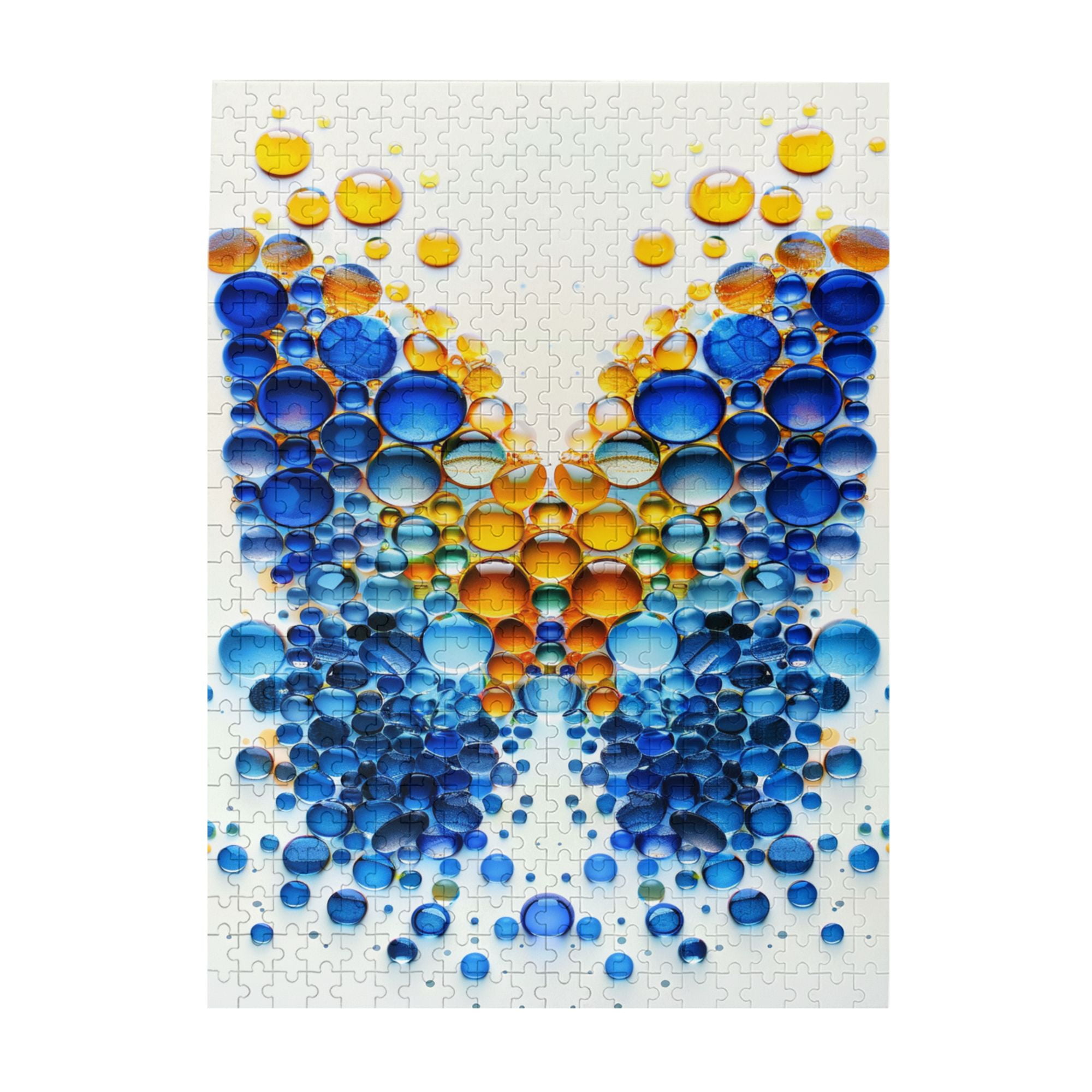 500 PCS Water Droplet Blue Butterfly 500 Piece Puzzle For Adults,Brain ...