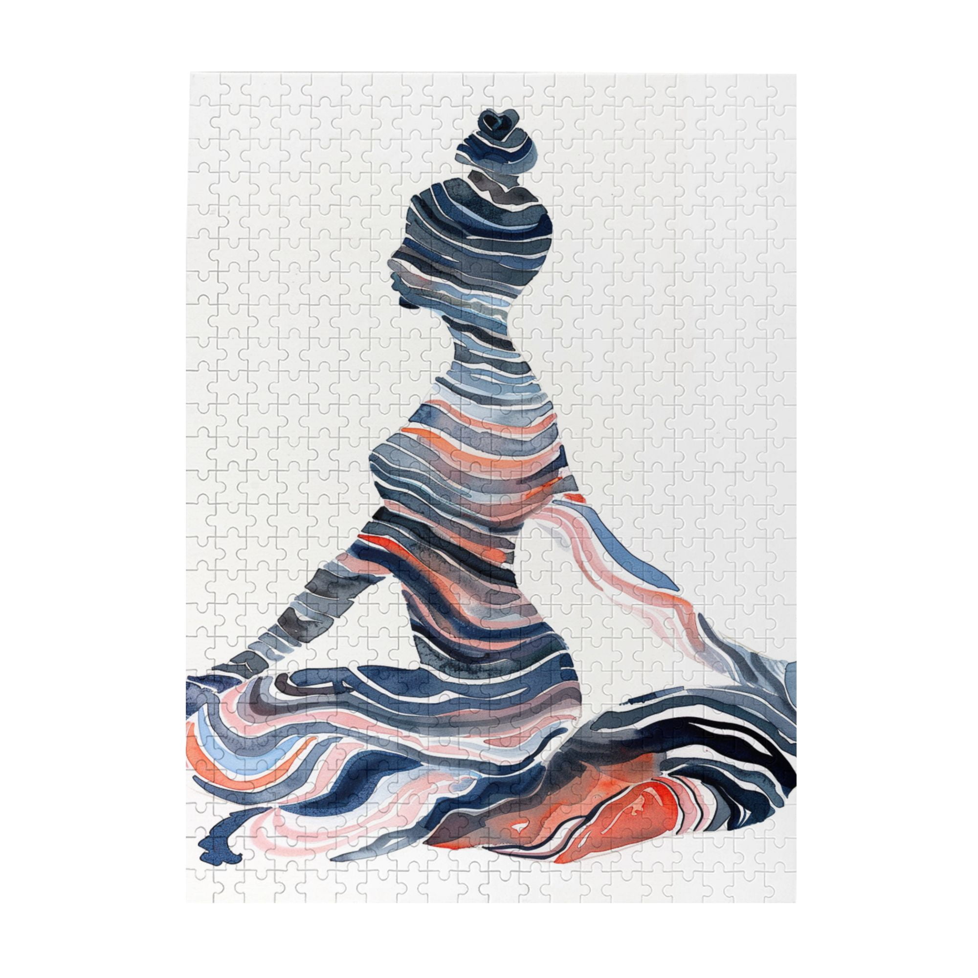500 PCS Yoga Woman 500 Piece Art Jigsaw Puzzles,Stunningly Vibrant ...