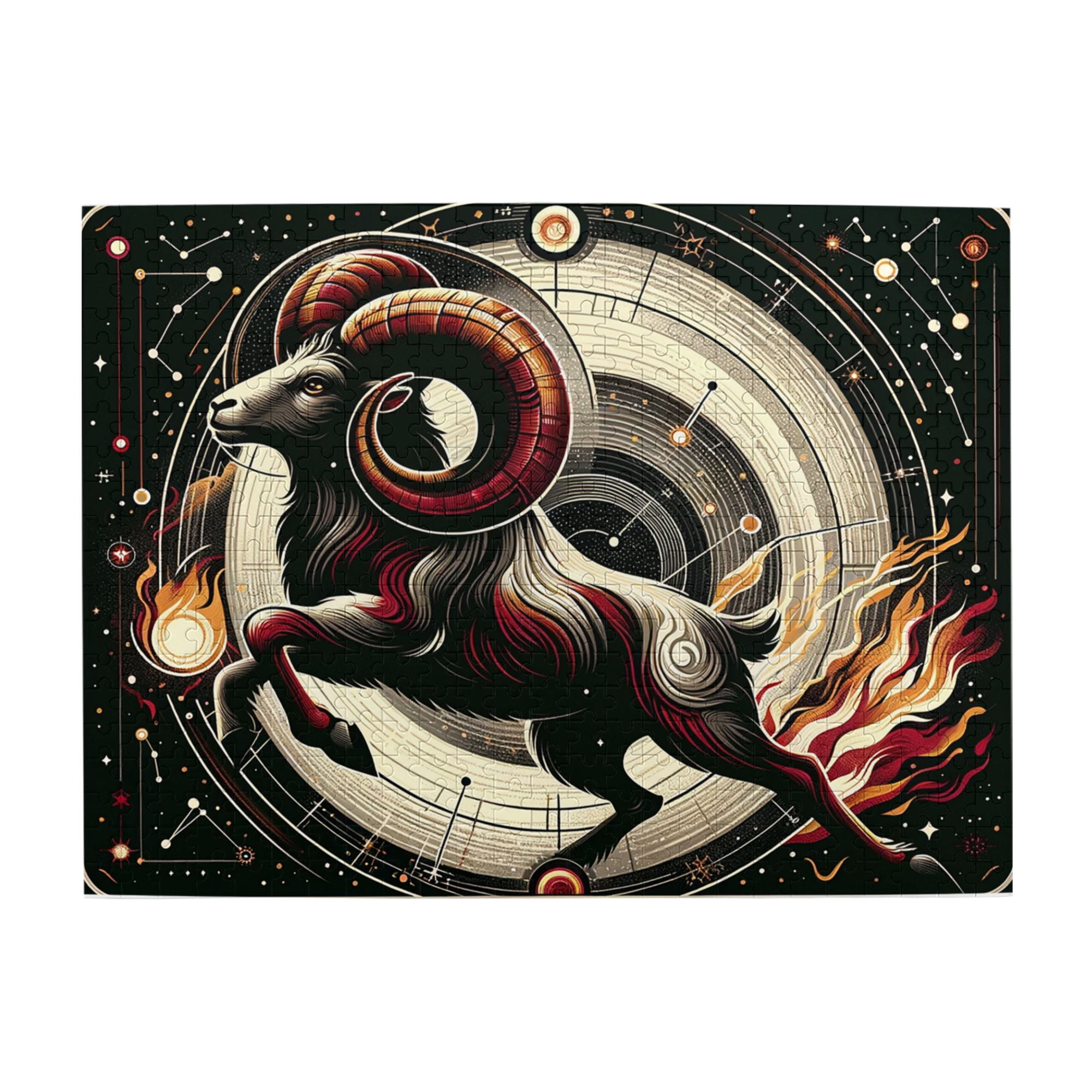 500 PCS Zodiac Sign Passion Aries Puzzles For Adults 500 Pieces,Ideal ...