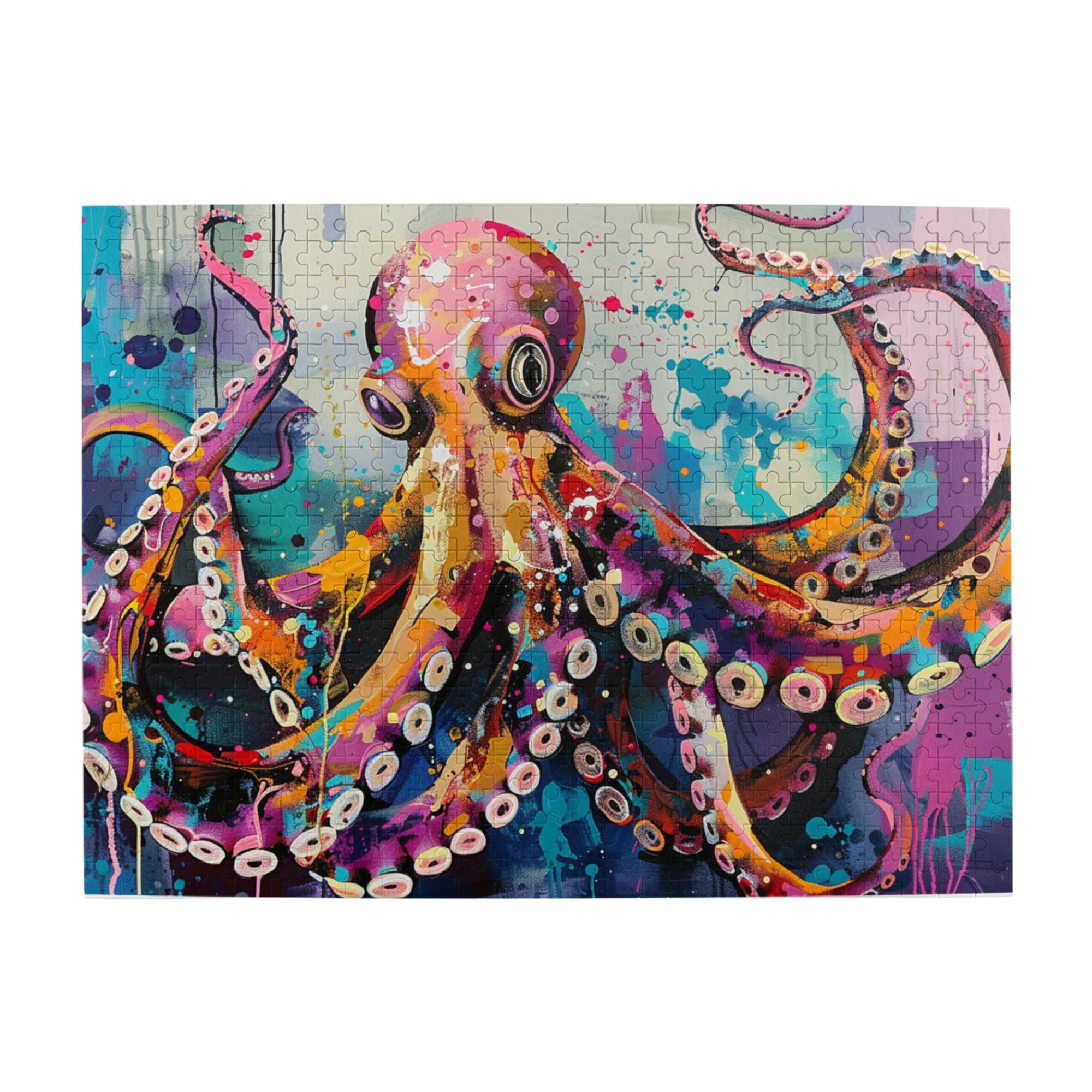 500 PCS jigsaw puzzles 500 pieces Art squid Graffiti,Unique Artwork for ...
