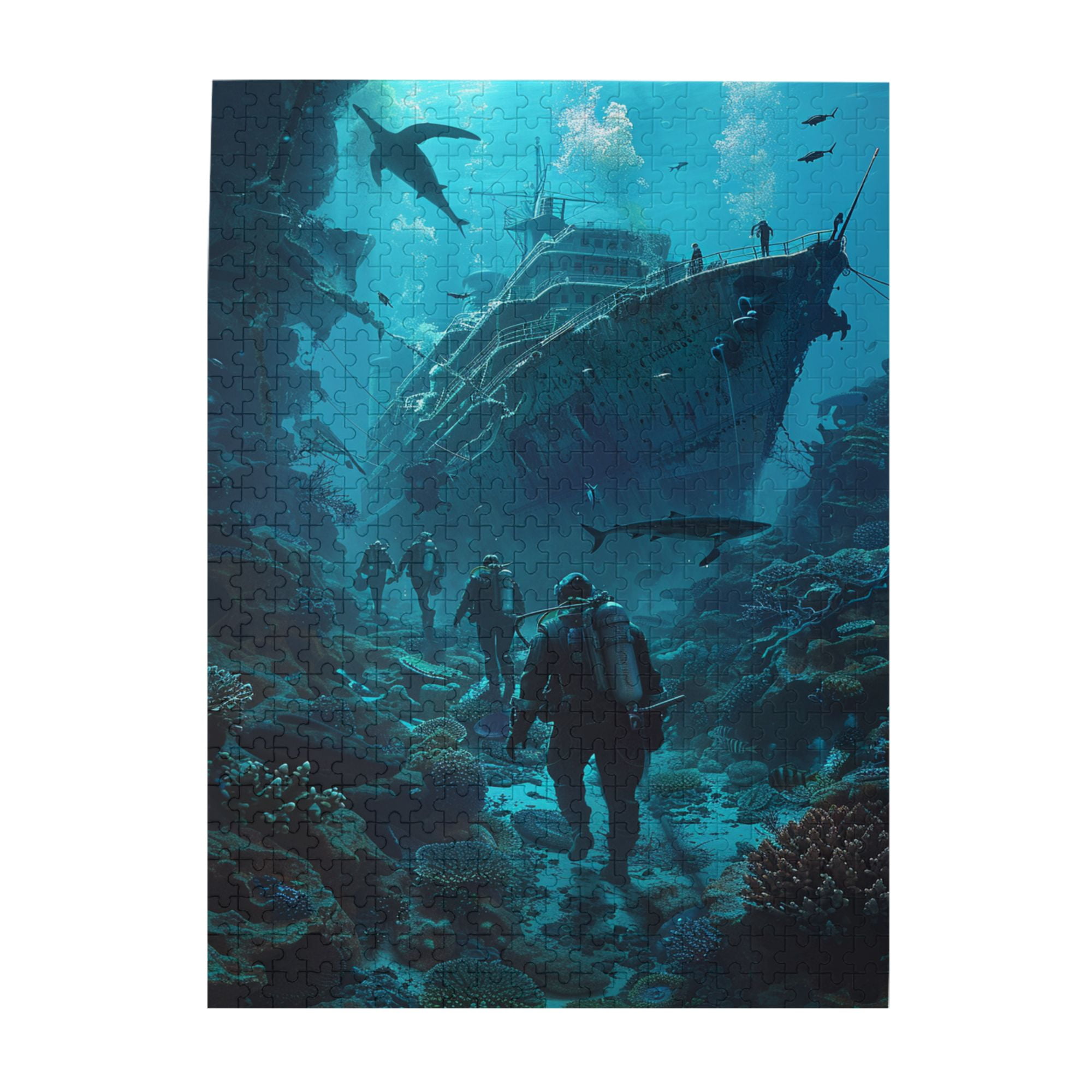 500 PCS jigsaw puzzles 500 pieces Explore sunken ships,Enjoy the puzzle ...