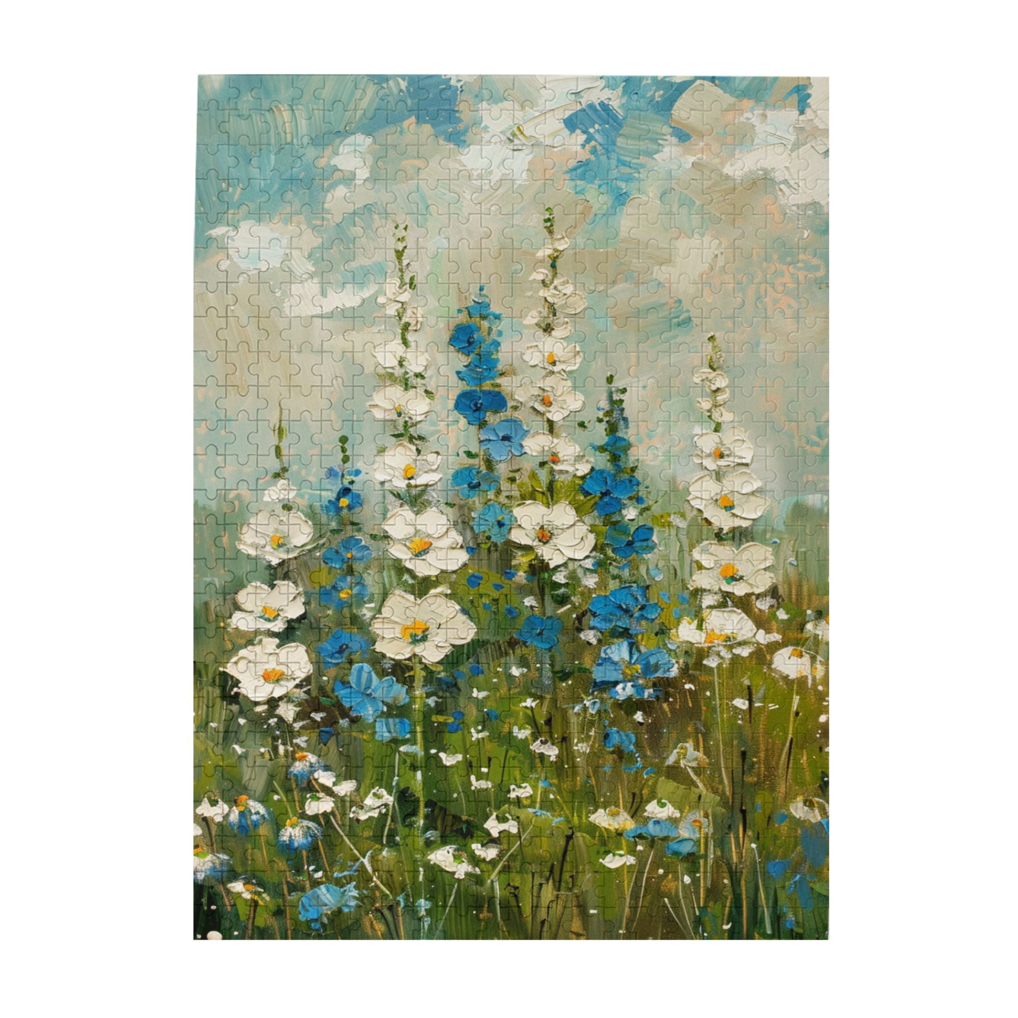 500 PCS 500 piece puzzle for adults Flowers In Bloom,Stunningly Vibrant ...