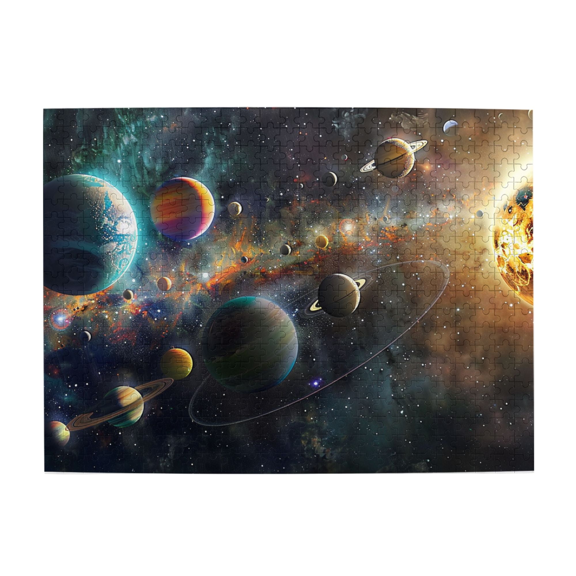 500 PCS 500 piece puzzle for adults solar system Cosmic Planet,Modern ...
