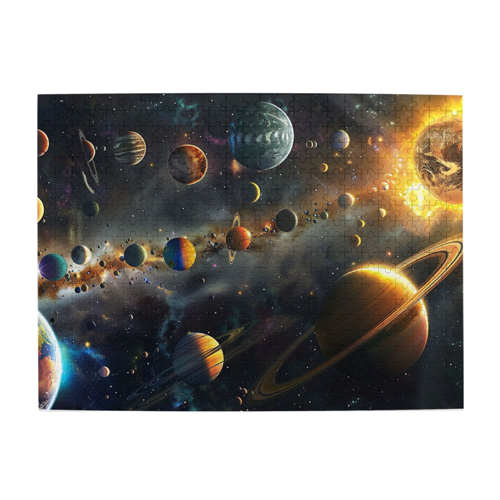 500 PCS solar system Cosmic Planet puzzles for adults 500 pieces ...