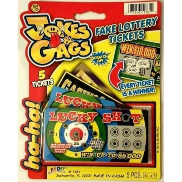 Prank Lottery Tickets