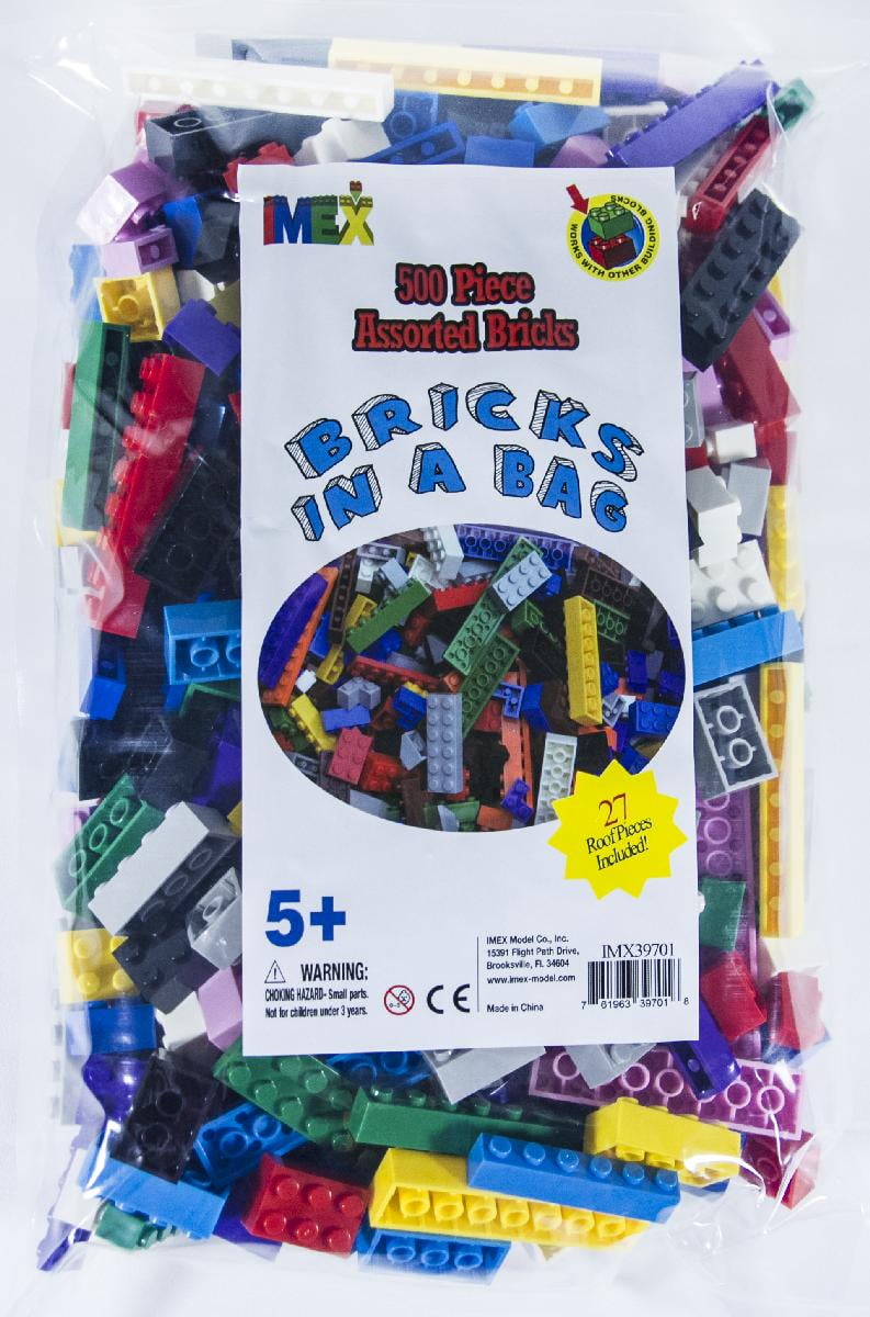 500 PIECE ASSORTED COMPATIBLE BUILDING Bricks - Walmart.com