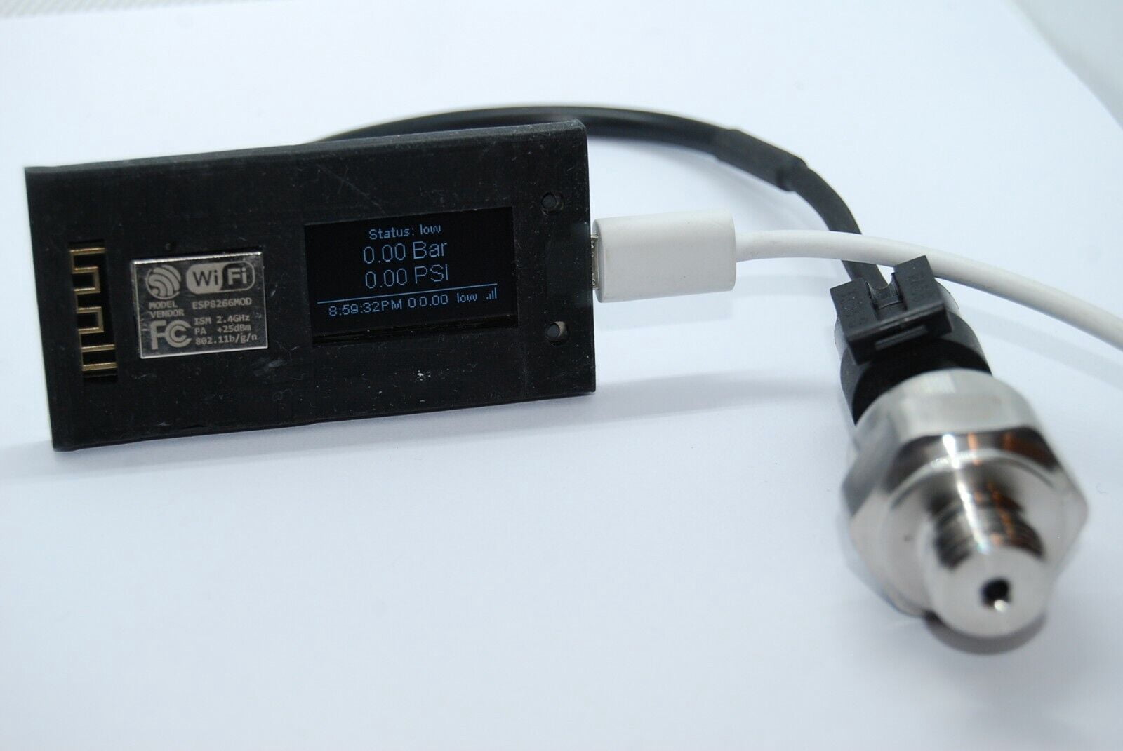 500 PSI (Wi-Fi) Pressure Transducer Sender 1/8NPT Stainless Steel ...