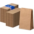 500 Pack 2 lb Brown Paper Lunch Bags, 7.88 x 4.13 x 2.5" Premium Kraft ...