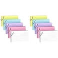 500-Pack 3x5 Inch Colored Index Cards with Key Ring - Heavyweight ...
