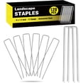 500 Pack 6 Inch Landscape Staples, Garden Staples Pins Galvanized 11 ...