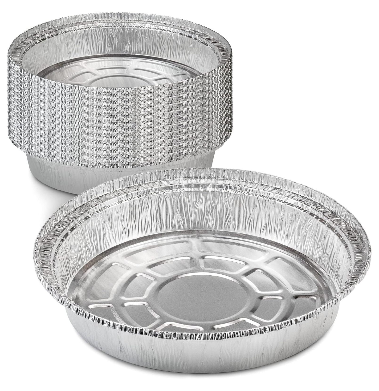 [500 Pack] 9 Inch Round Aluminum Pans - 46 Oz Pie Tins Take Out ...