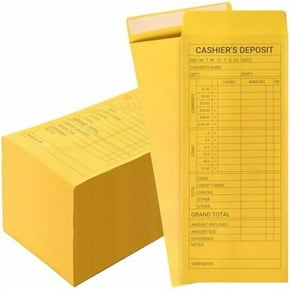 Bank Deposit Envelopes