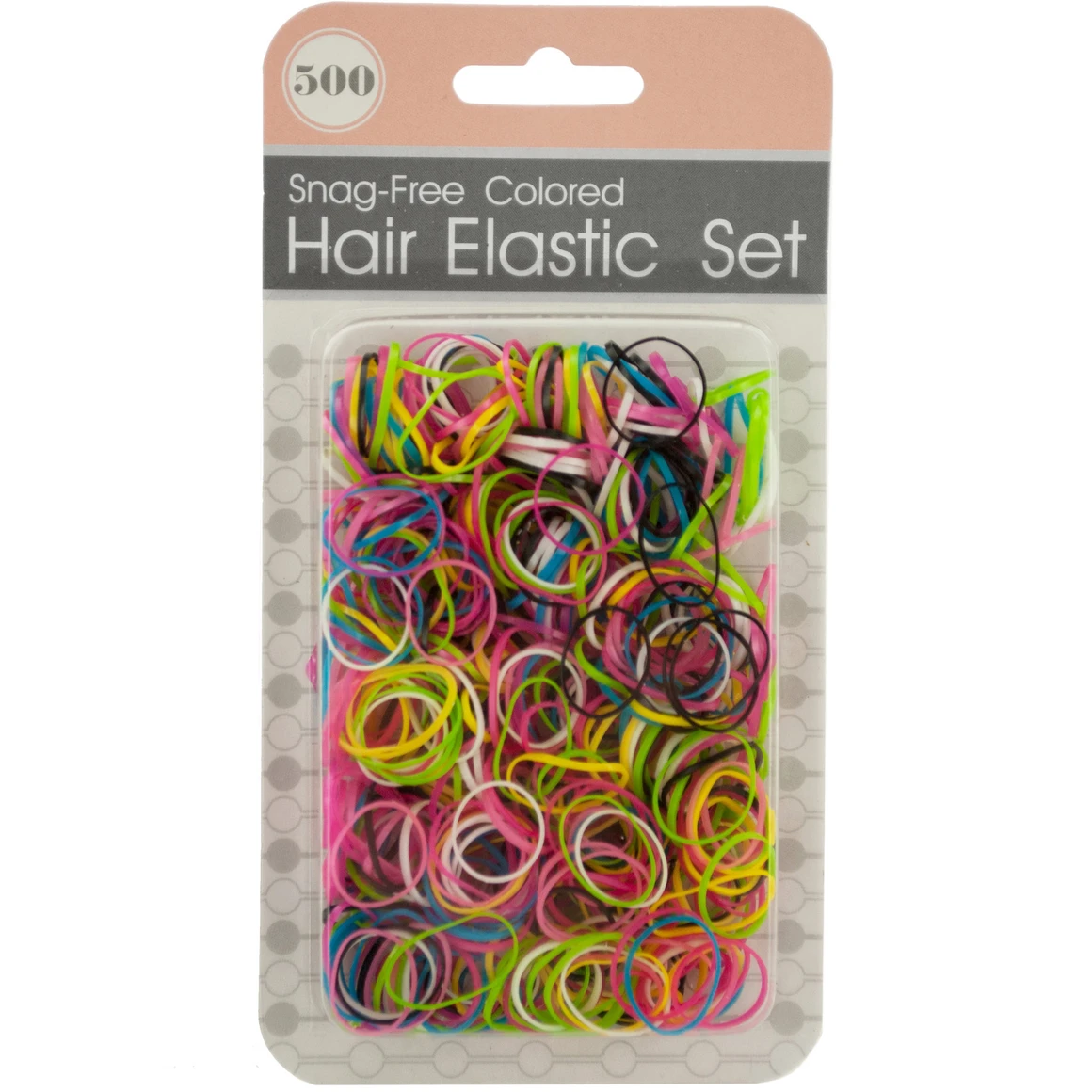500 Pack Colored Hair Elastics Set, Essential for Your Hair Accessory ...