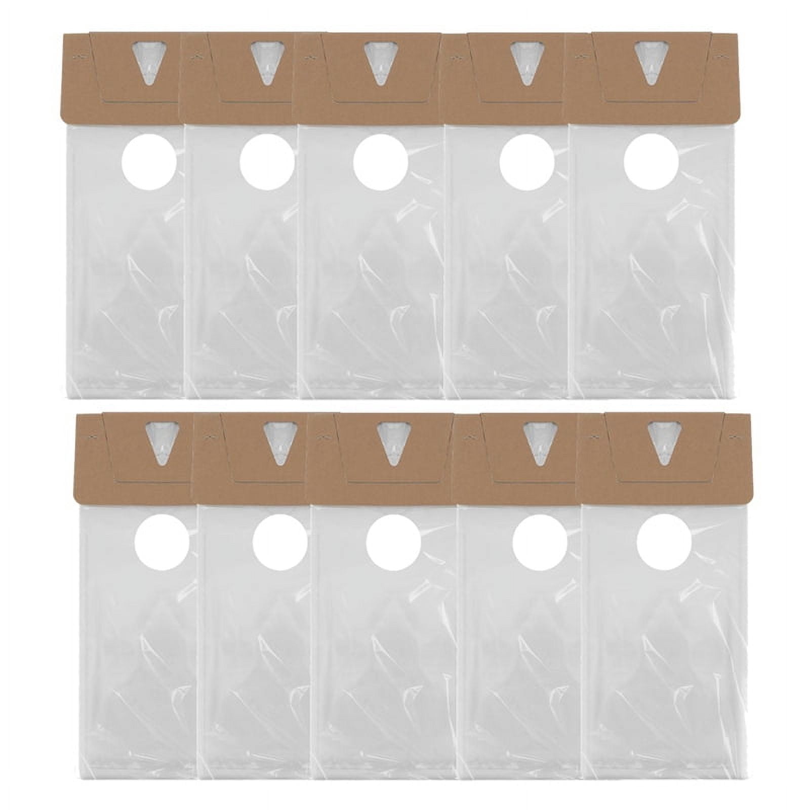500 Pack Door Hanger Bags 6inch X 12inch, Clear Door Hanger Bags ...