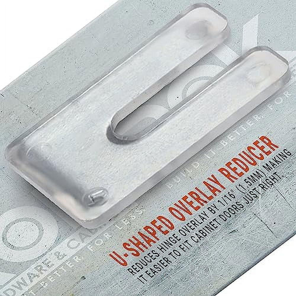 500 Pack Grass TEC 1/16" (1.5mm) Overlay Reducer, Cabinet Hinge Spacer ...