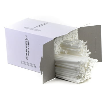 Sterex Flexi Straws, 400 Pieces Individually Wrapped Disposable Plastic ...